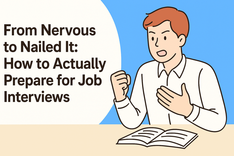 From Nervous to Nailed It: How to Actually Prepare for Job Interviews ...